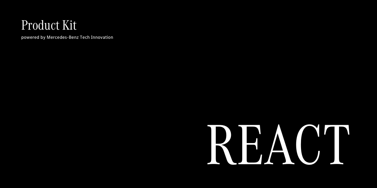 Github Mercedes Benz Product Kit React