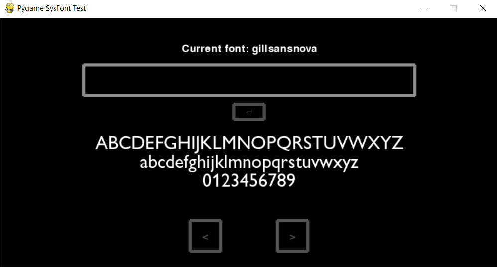 GitHub LawrenceBelle Pygame Font Display A Simple Display To Browse 