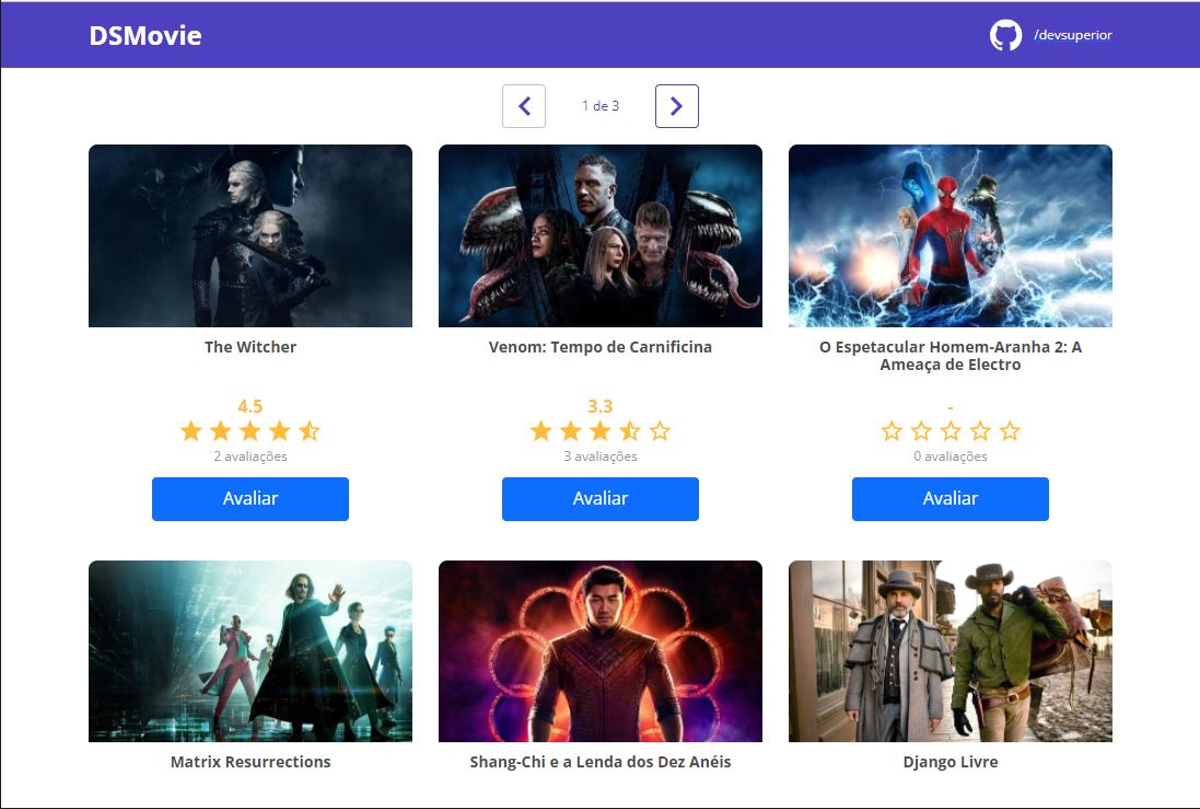 GitHub - hunterkoon/dsmovie: FrontEnd React.js with TypeScipt / BackEnd Java Spring Boot MVC ...