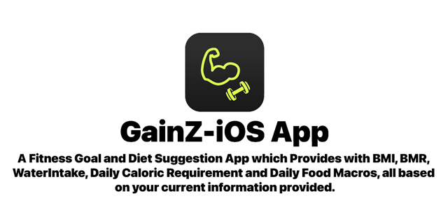 GitHub - hargunrana/GainZ-iOS-App