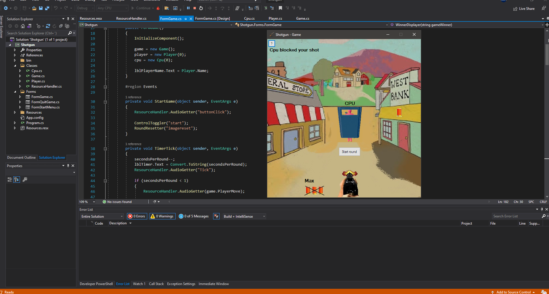 GitHub - Kalasmax/Shotgun_Strategy-game: A game similar to rock, paper ...