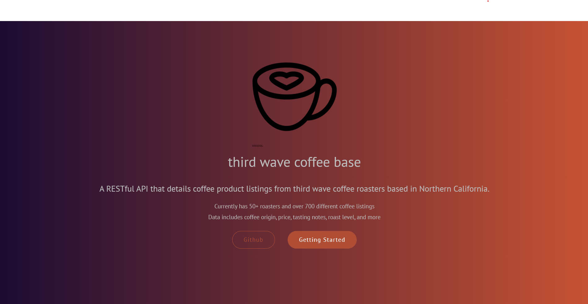 GitHub - sanjananatraj/thirdwavecoffeebase: RESTful API about coffee ...