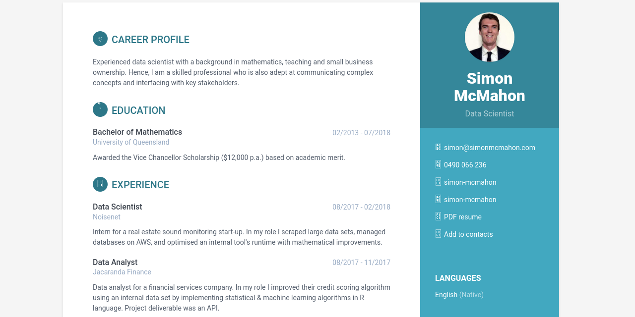 2018-jekyll-resume | Jekyll Themes