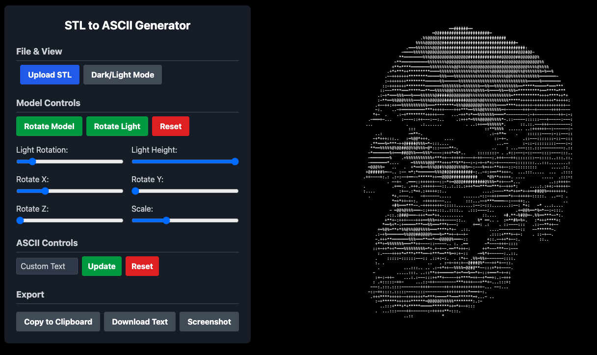 GitHub - AndrewSink/STL-to-ASCII-Generator: STL to ASCII Generator