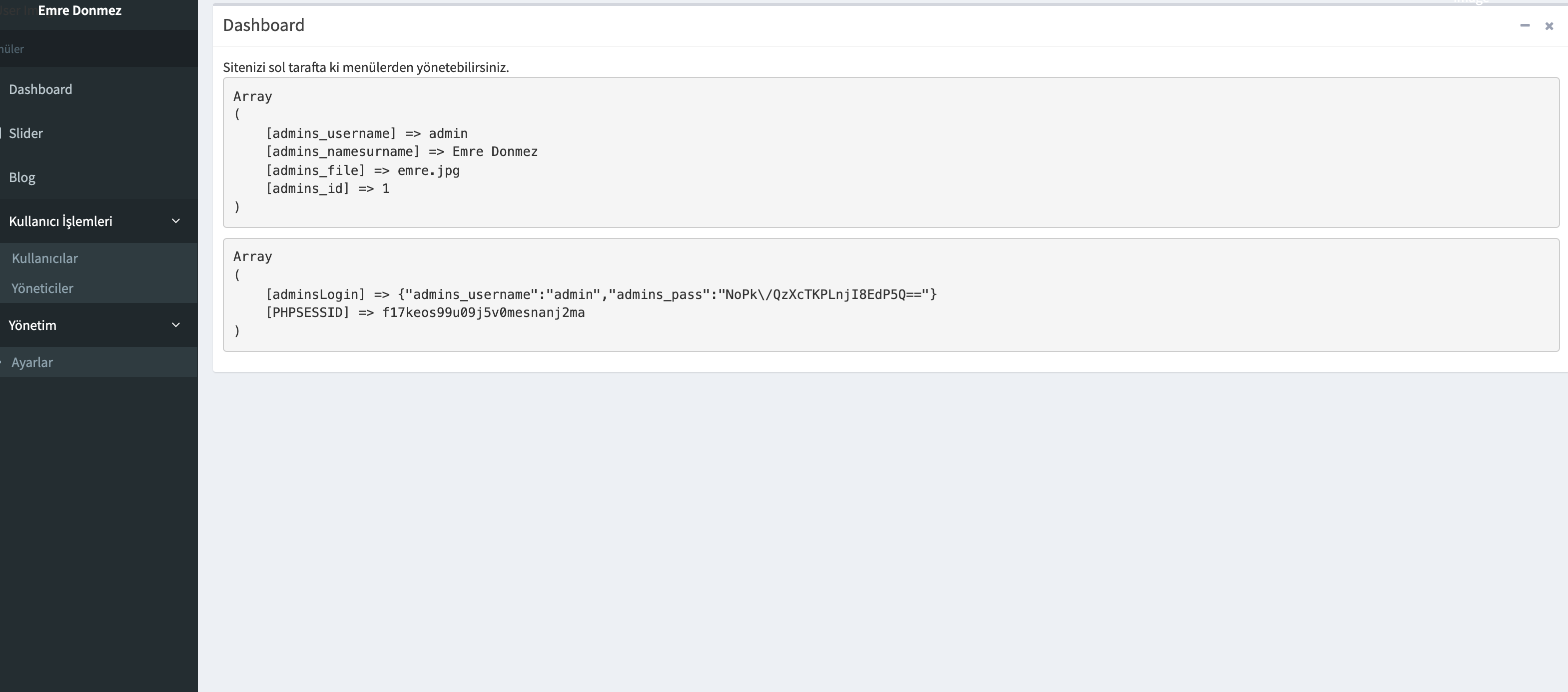 GitHub - metinemredonmez/admin