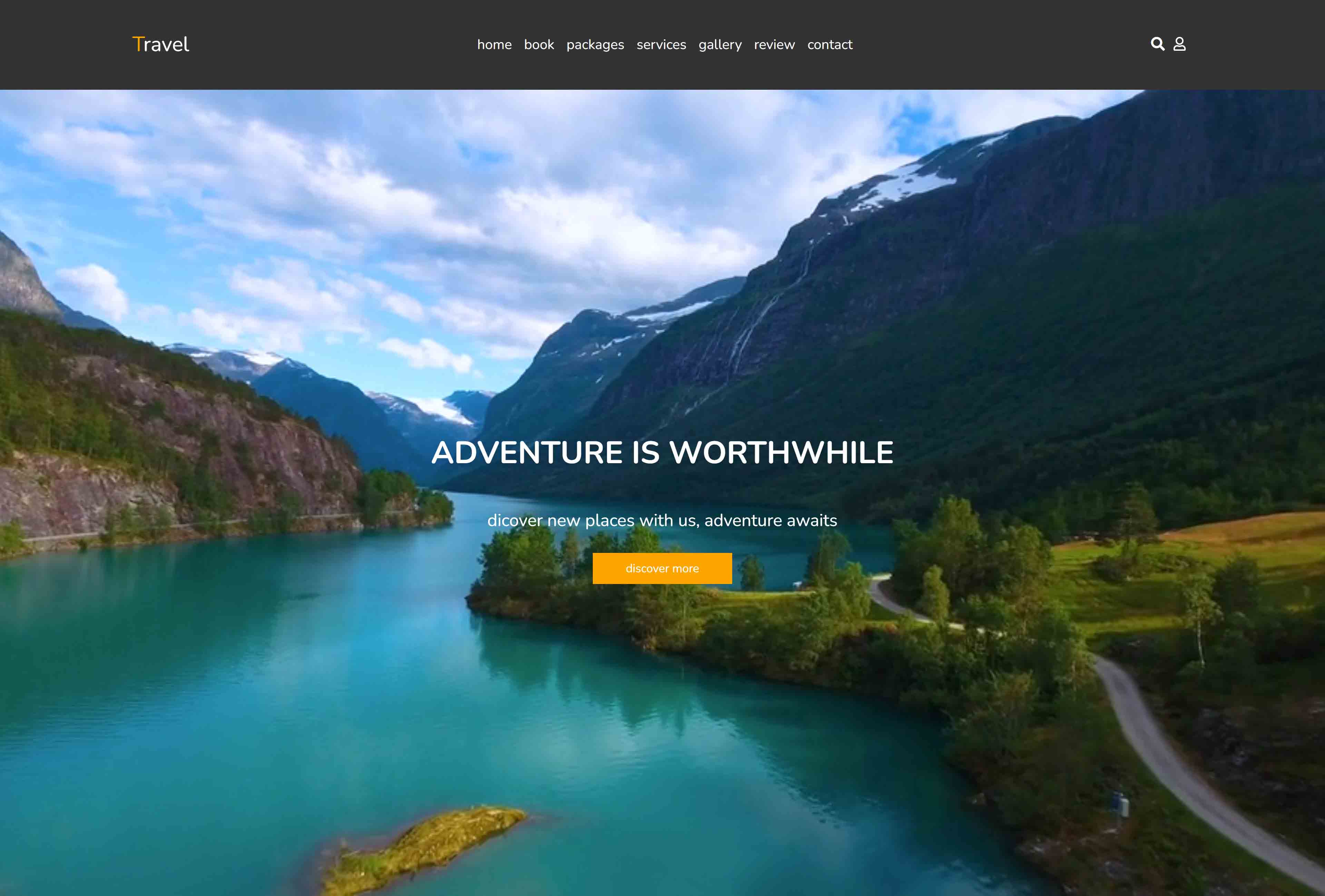 GitHub - diegudeveloper/Html_css_js_Travel_Agency: Travel Agency ...