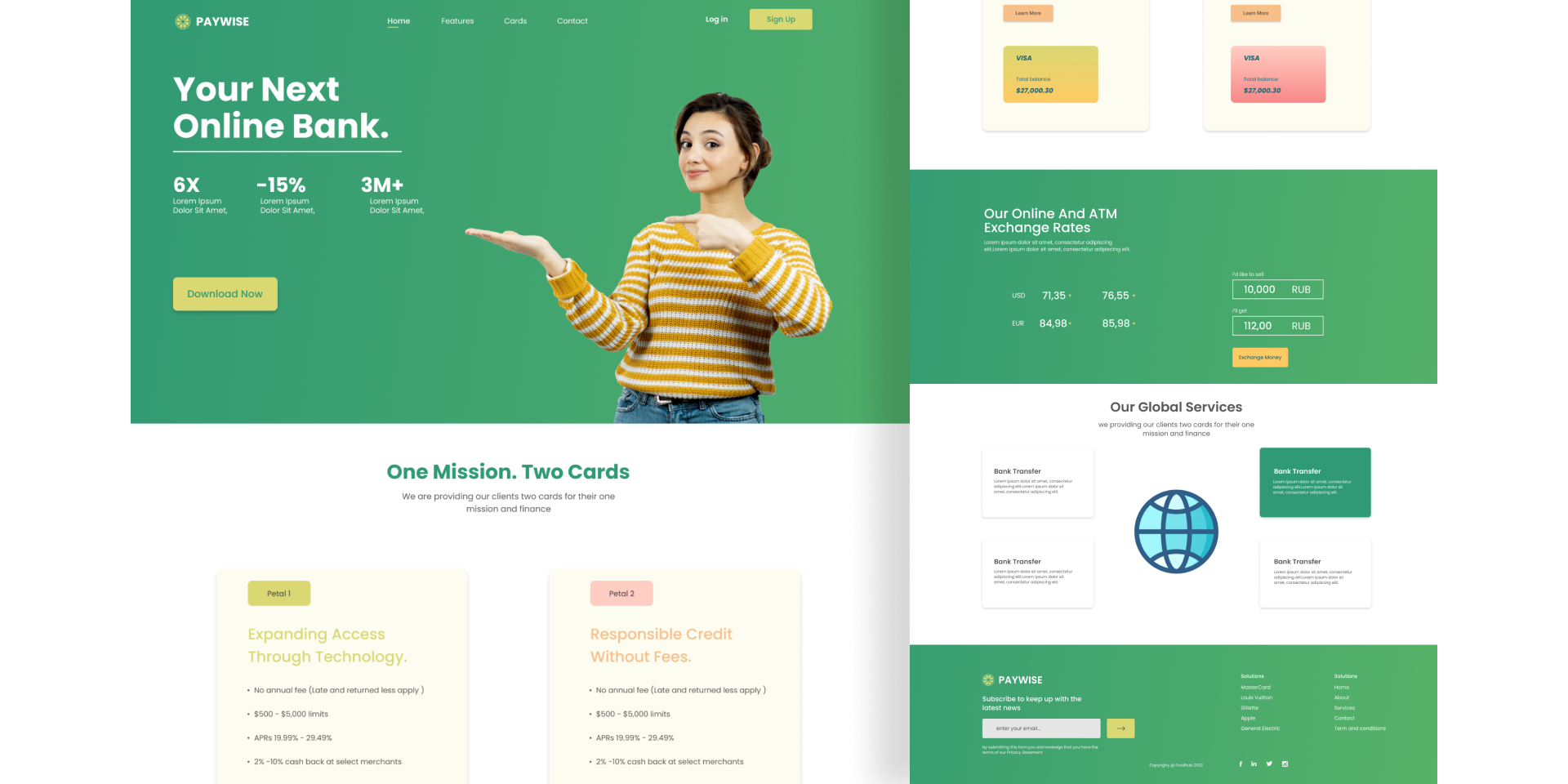 GitHub - Developer-Faras/finance-landing-page: Simple Bank Landing Page ...