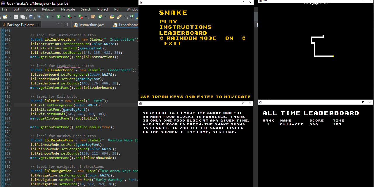 GitHub - chunkitchung/Snake