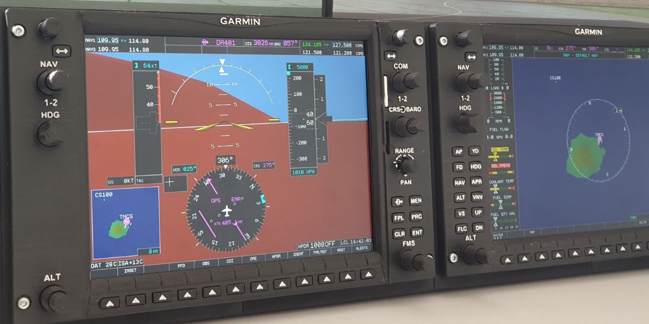 GitHub - MartinRusk/G1000: G1000 Device for Flight Simulation