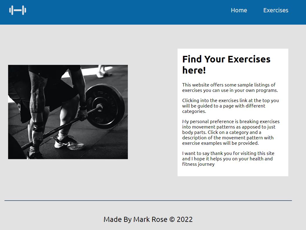 GitHub - Mark-R-5388/next-exercise-database: A helpful website for ...