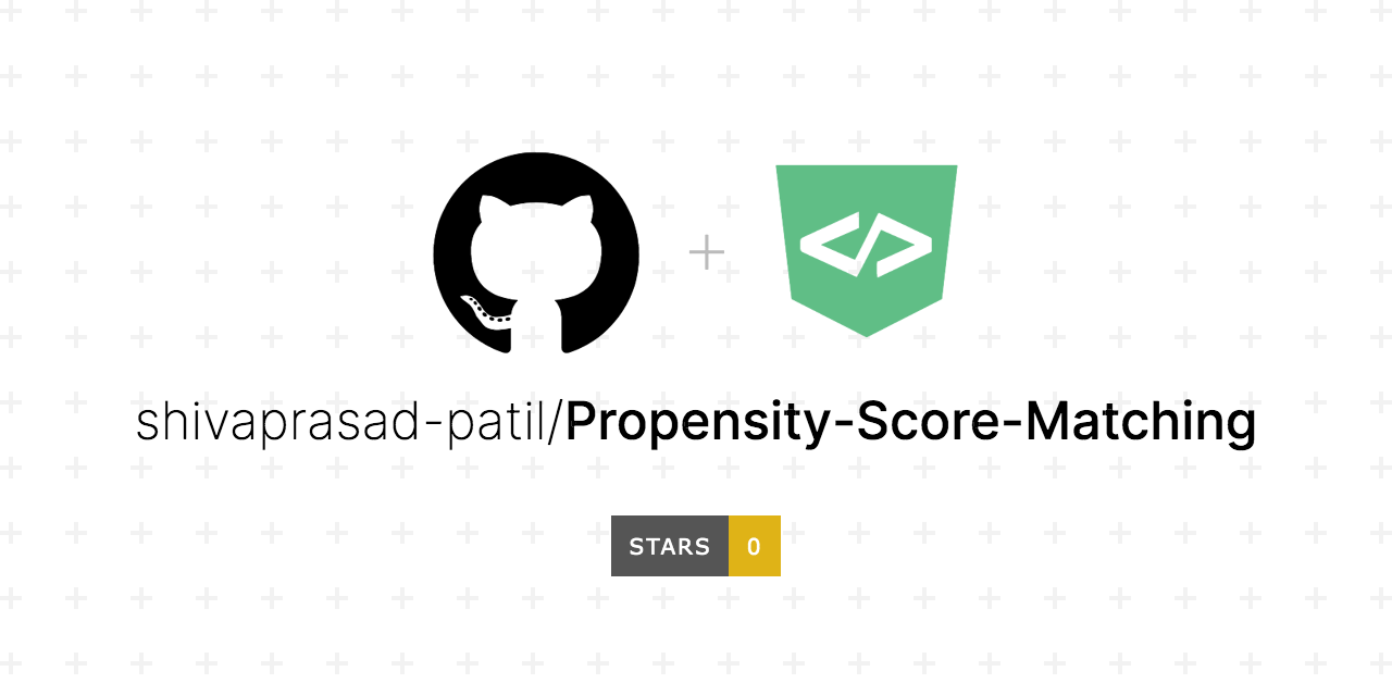 GitHub - shivaprasad-patil/Propensity-Score-Matching