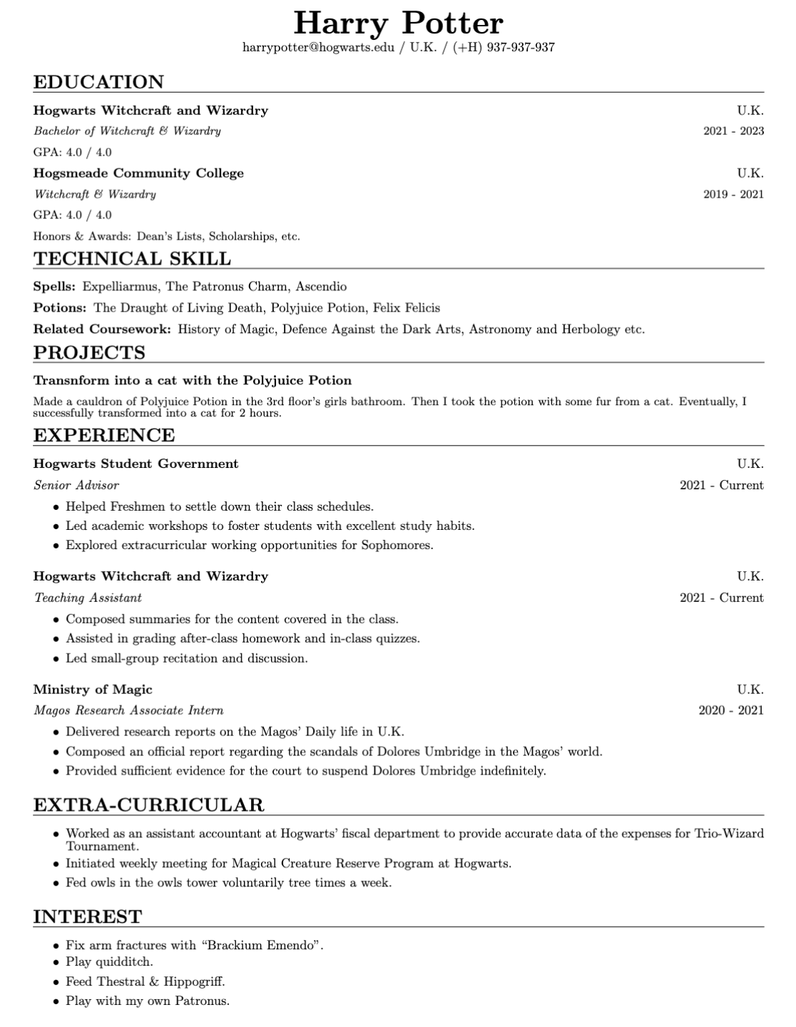 GitHub - danwyk/Resume_Template