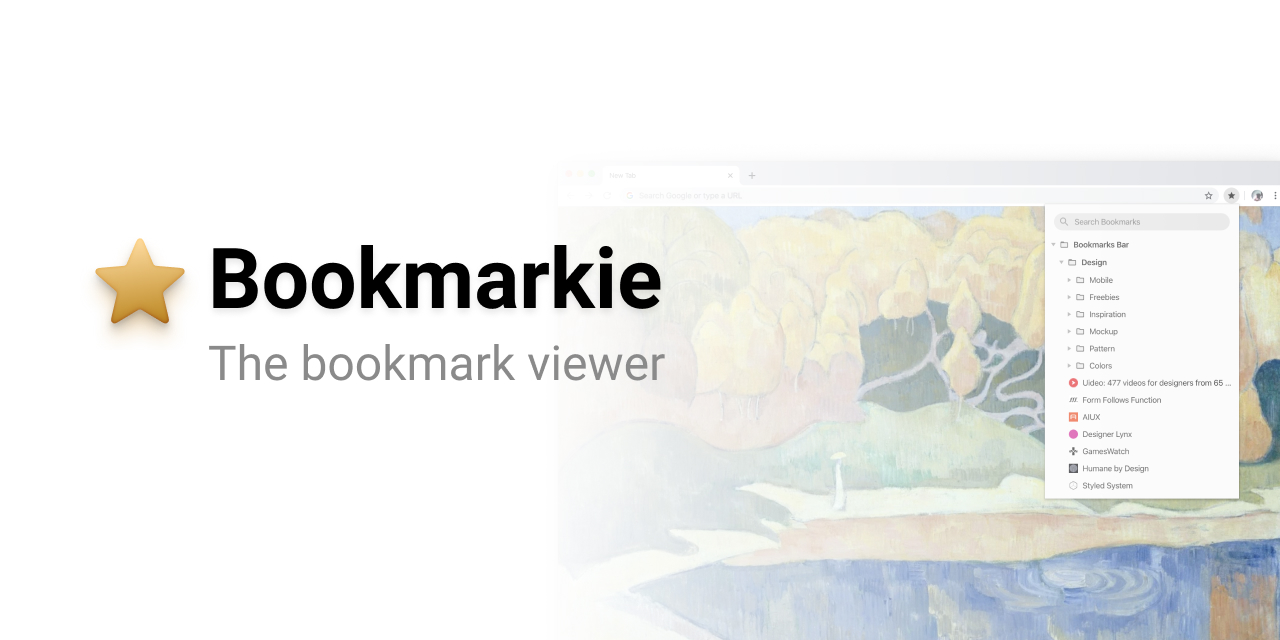GitHub - angusjune/bookmarkie: The most beautiful and simple popup ...