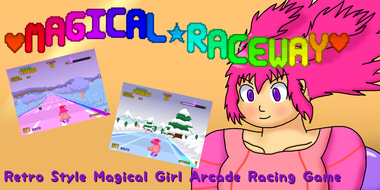 GitHub - maxotaku11niku/MagicalRaceway: Retro arcade racing game with ...