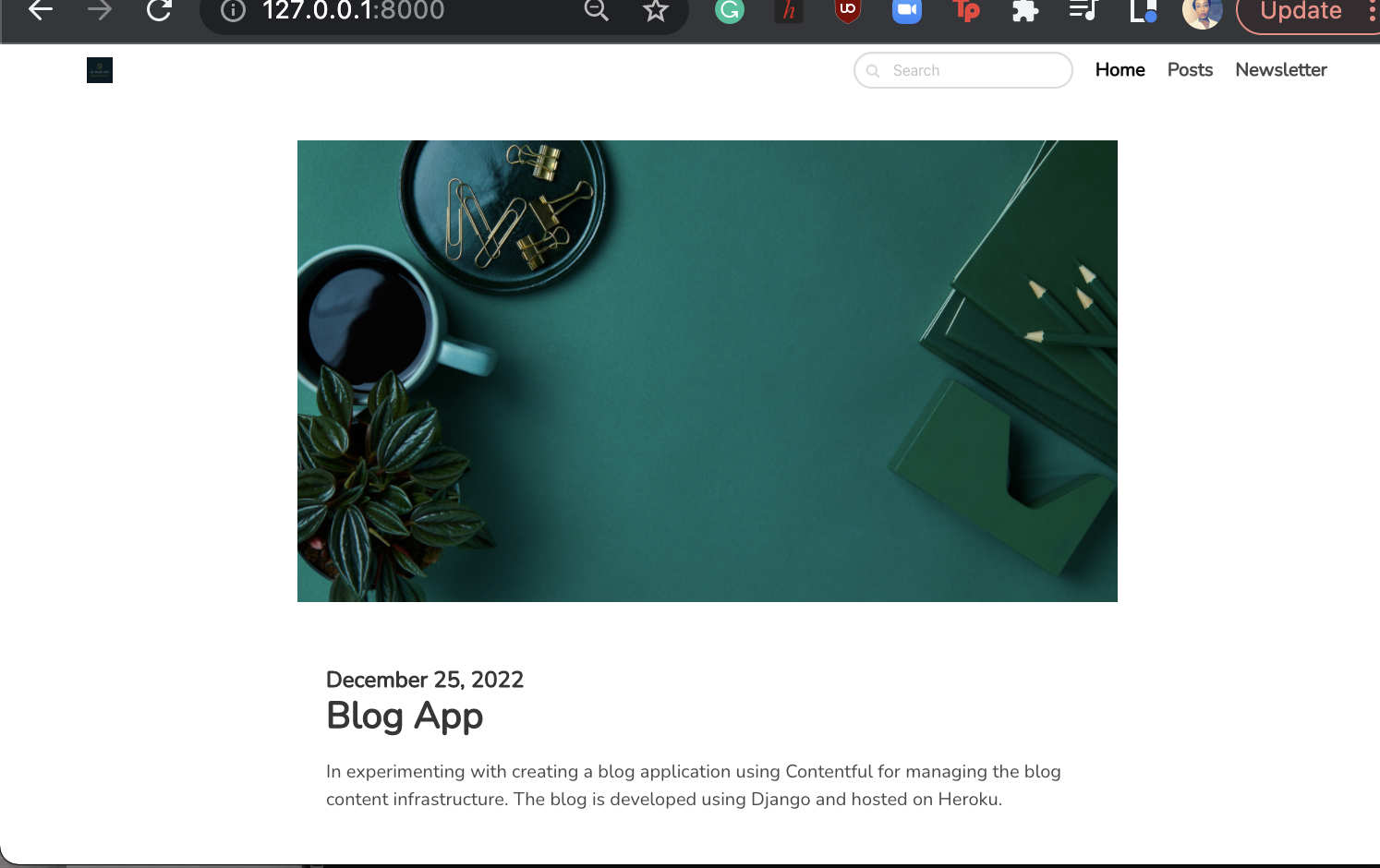 Github Uffamodeyblog App Blog Web App Developed With Django Bulma Css Contentful And Heroku 5477