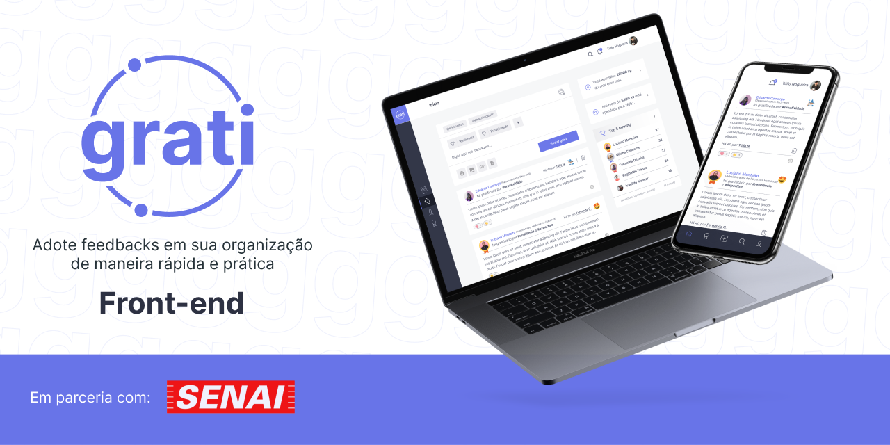 GitHub - grati-works/front-end: Aplicação front-end web da plataforma ...
