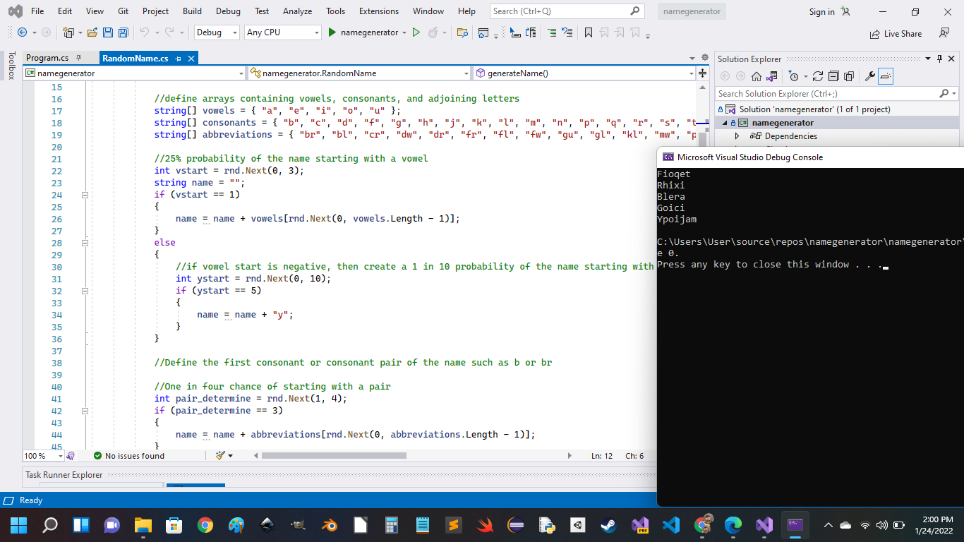 GitHub - matthewbendyna/randomnamegenerator: The Random Name Generator ...