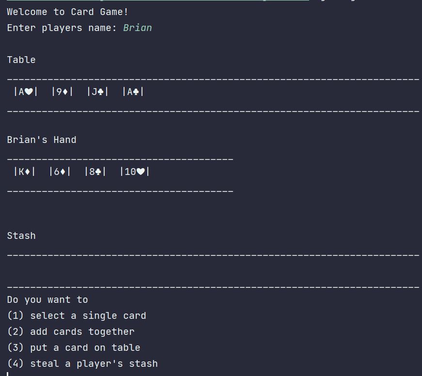 GitHub - CodedMatter/Card-Game: After my second week in the Tech ...