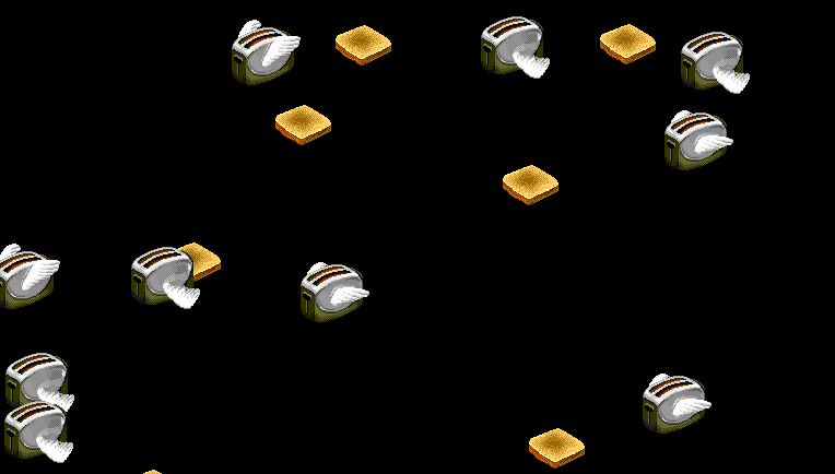 GitHub - BeaVix/FlyingToastersJS: A recreation of the After Dark screensaver Flying Toasters ...