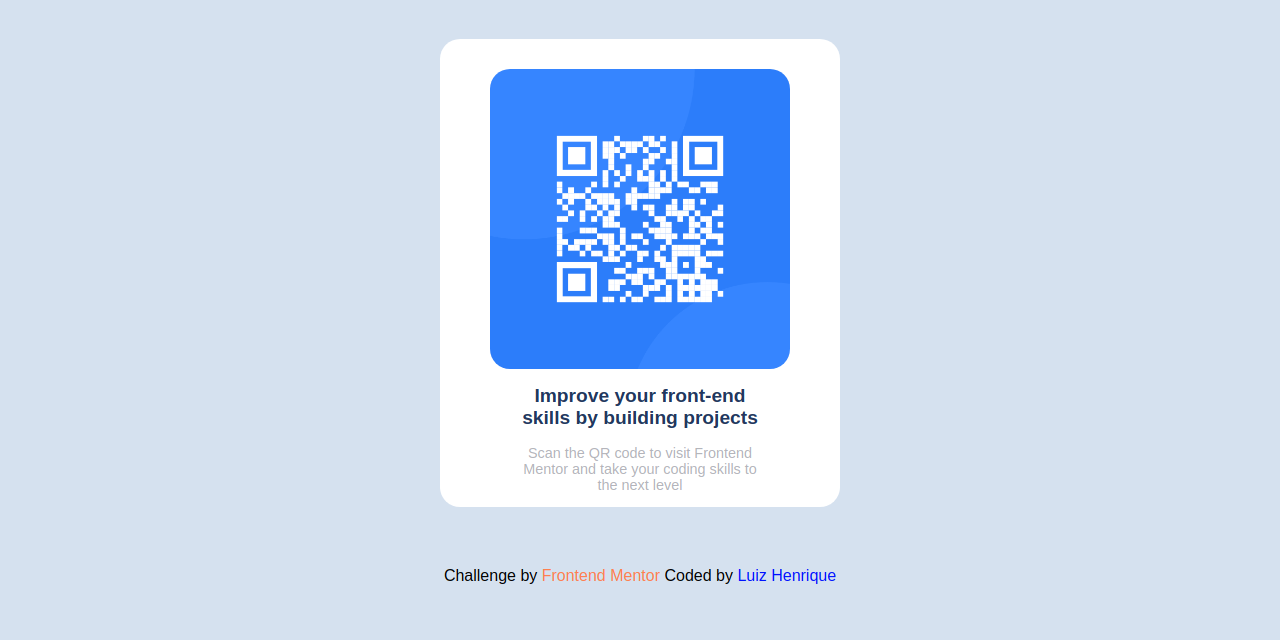 GitHub - LuizHenrique2212/Static-QR-code: Primeiro projeto para retorno ...