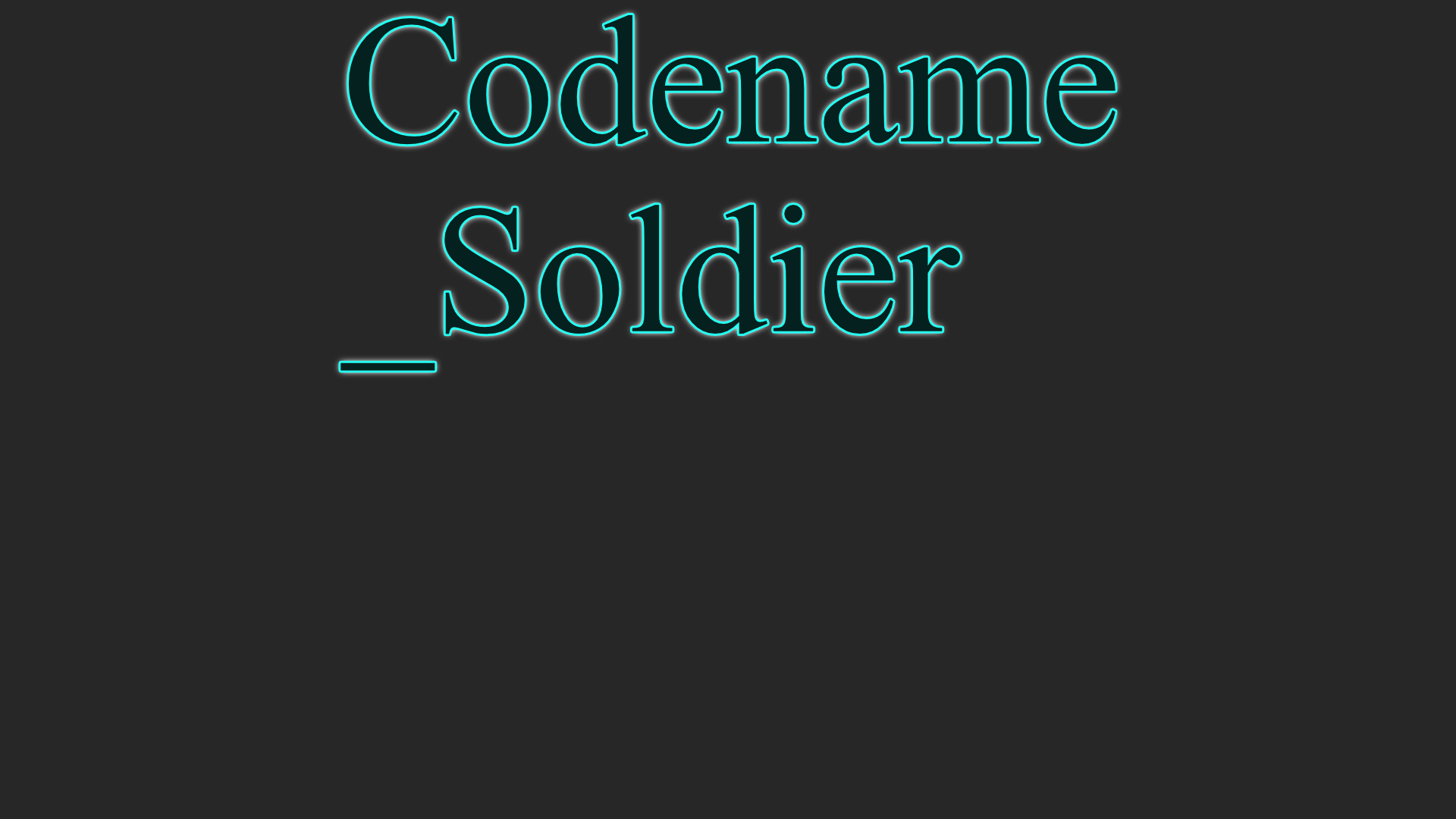 GitHub - Gampsi/Codename.SoldierWeb
