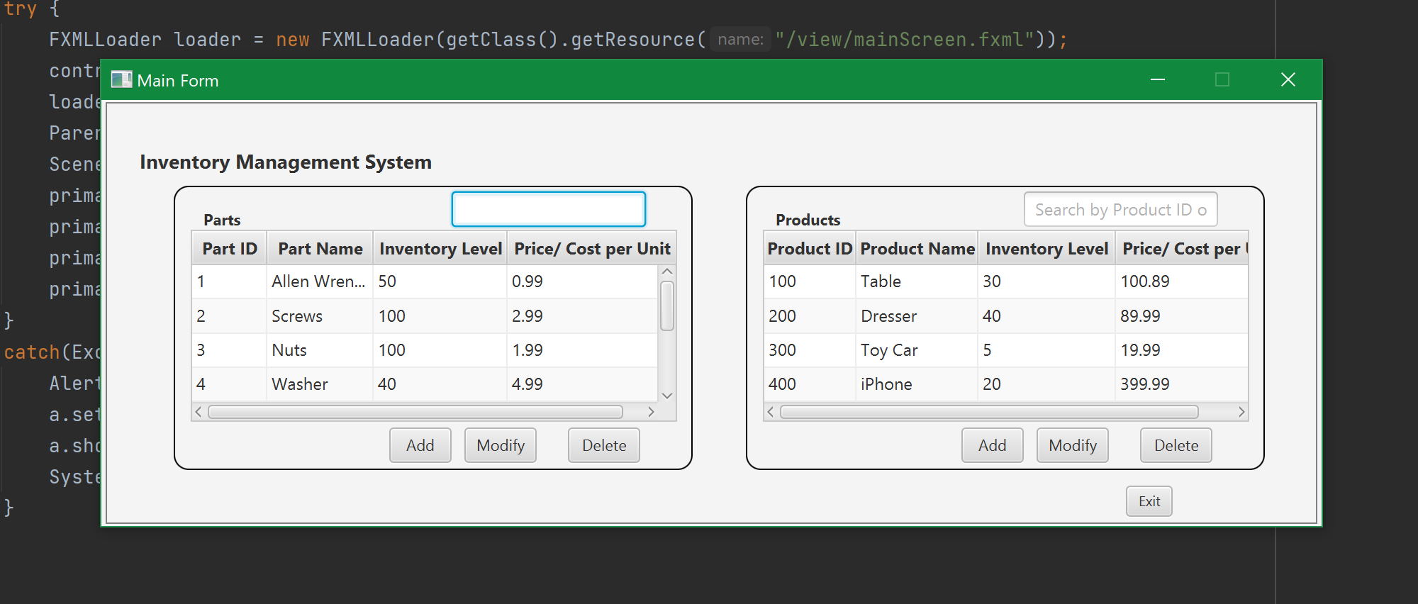 GitHub - JustinSimonsNYUM/JMSProject1: This is a GUI-based program for ...