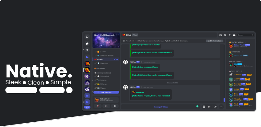 GitHub - Nates-World-Projects/Native: Native a clean, sleek, simple ...