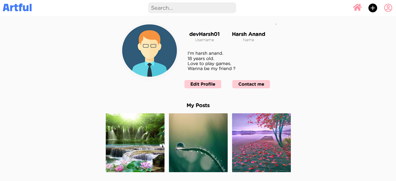 GitHub - its-me-Harsh-Anand/Artful-Gallery: A simple Gallery ...