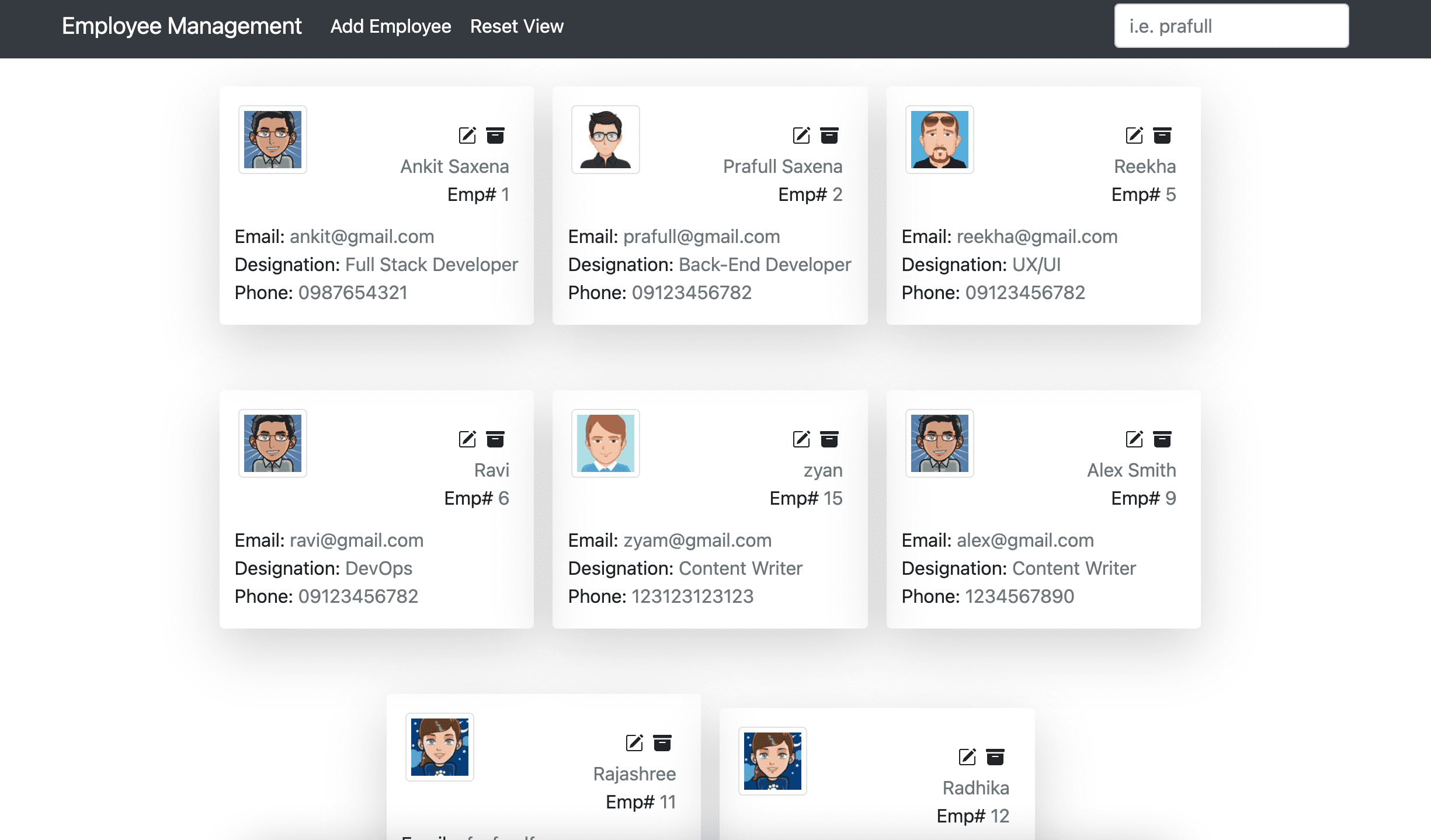 GitHub - PrafullSaxena/Employee-Manager
