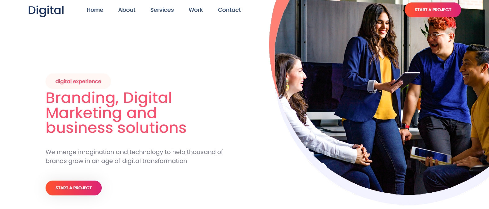 Github Theegr8dev Digital Website A Fully Responsive Website With