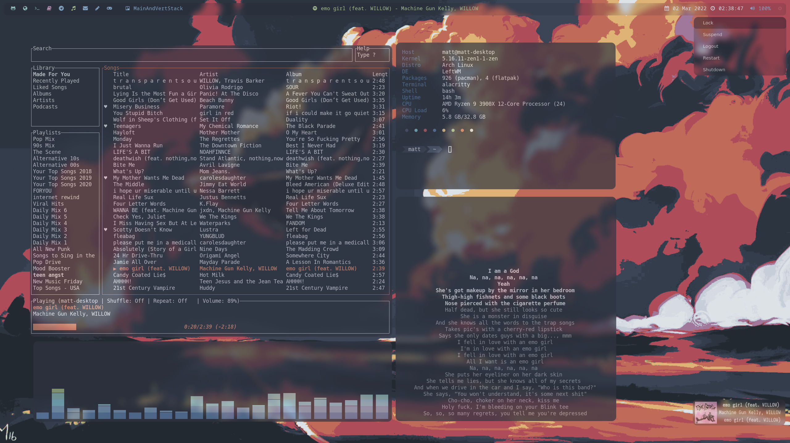 GitHub - toastloop/rustyglass: Nord and glass styled theme for LeftWM using mostly Rust software.
