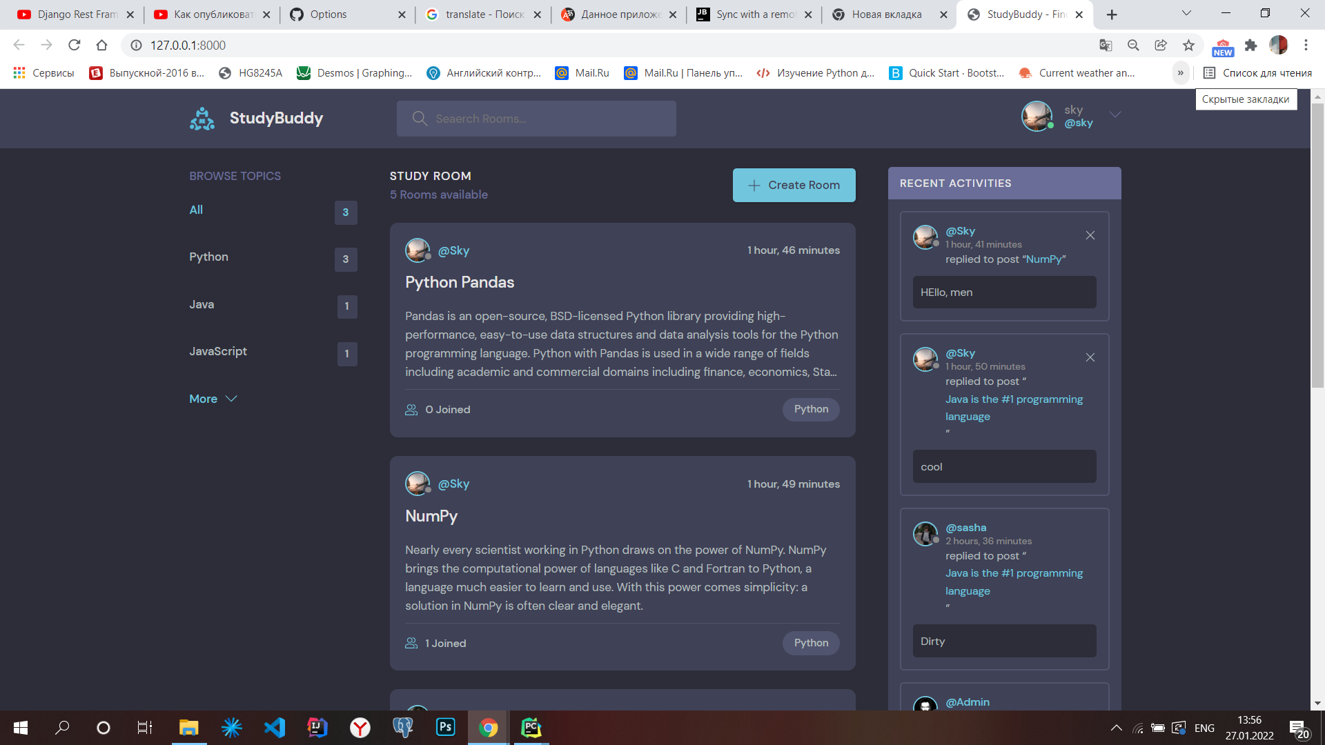 GitHub - SouleOfSpace/STUDYBUD: Web site for created a community