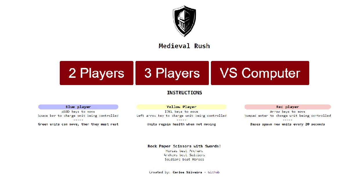 GitHub - CFSilveira/Medieval-Rush