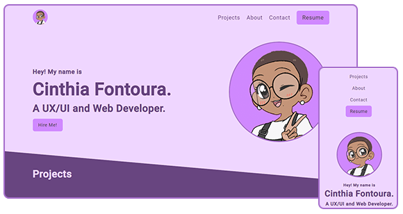 GitHub - cinthiafontoura/cinthia-fontoura-portfolio: A portfolio website where you can see my ...