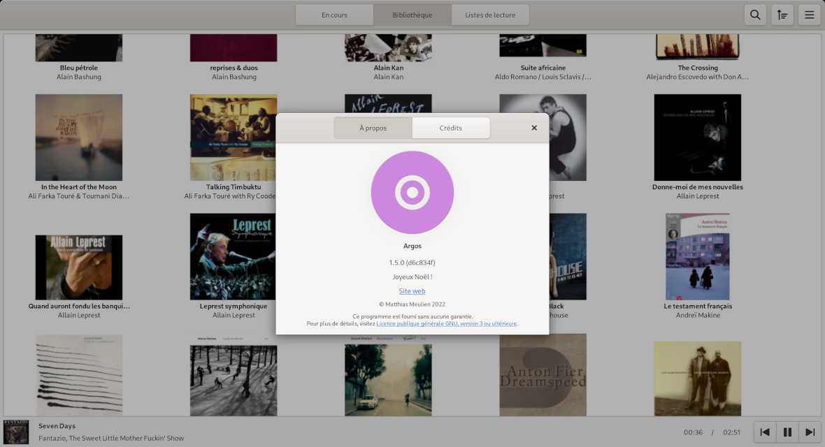 GitHub - orontee/argos: Light weight front-end for Mopidy music server