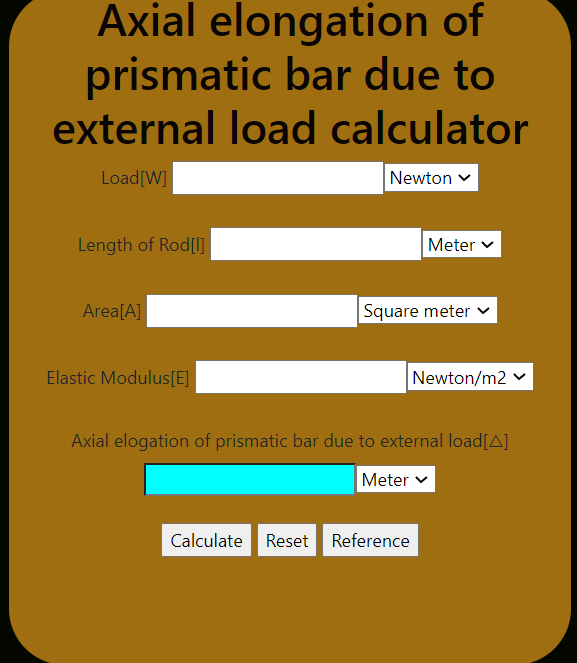 GitHub - im100rbh/axial-elongation-calculator