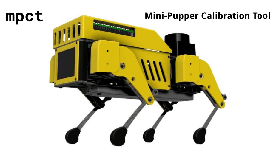 GitHub - zmk5/mp_calibration_tool: A non-GUI Calbiration Tool for the Mini-Pupper