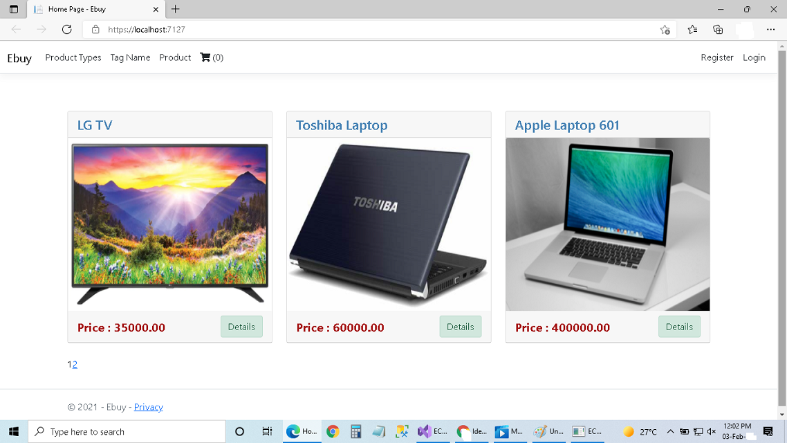 GitHub - MewadaChirag/EShopping: A website for online shopping using C# ...