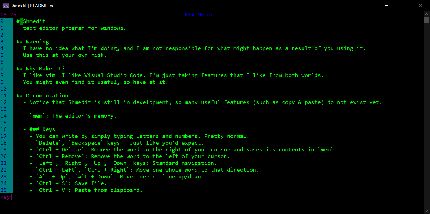 GitHub - HatulaPro/shmedit: A text editor program for windows.