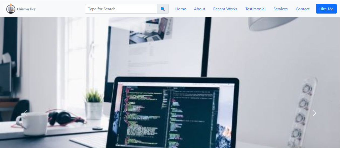 GitHub - chinmayroy/Portfolio_Website: My portfolio website showcasing ...