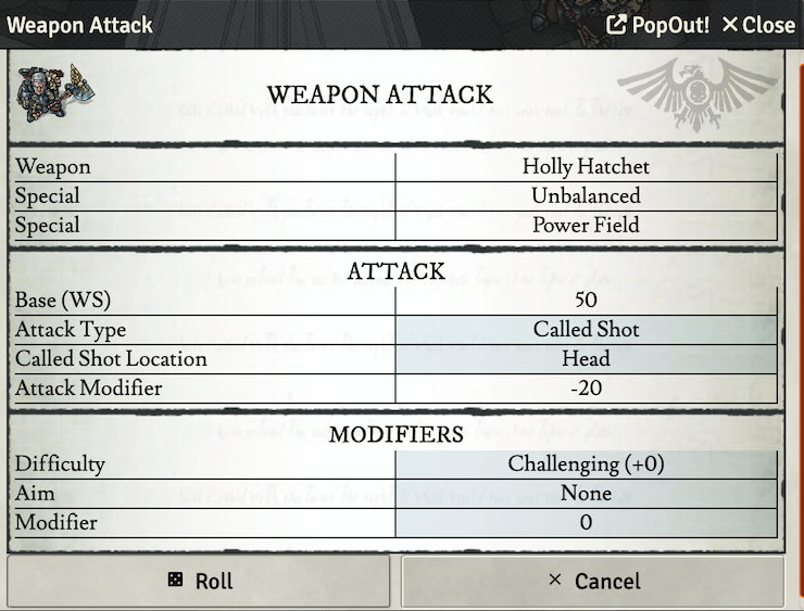 GitHub - mrkeathley/dark-heresy-2nd-vtt: Dark Heresy 2nd Edition ...