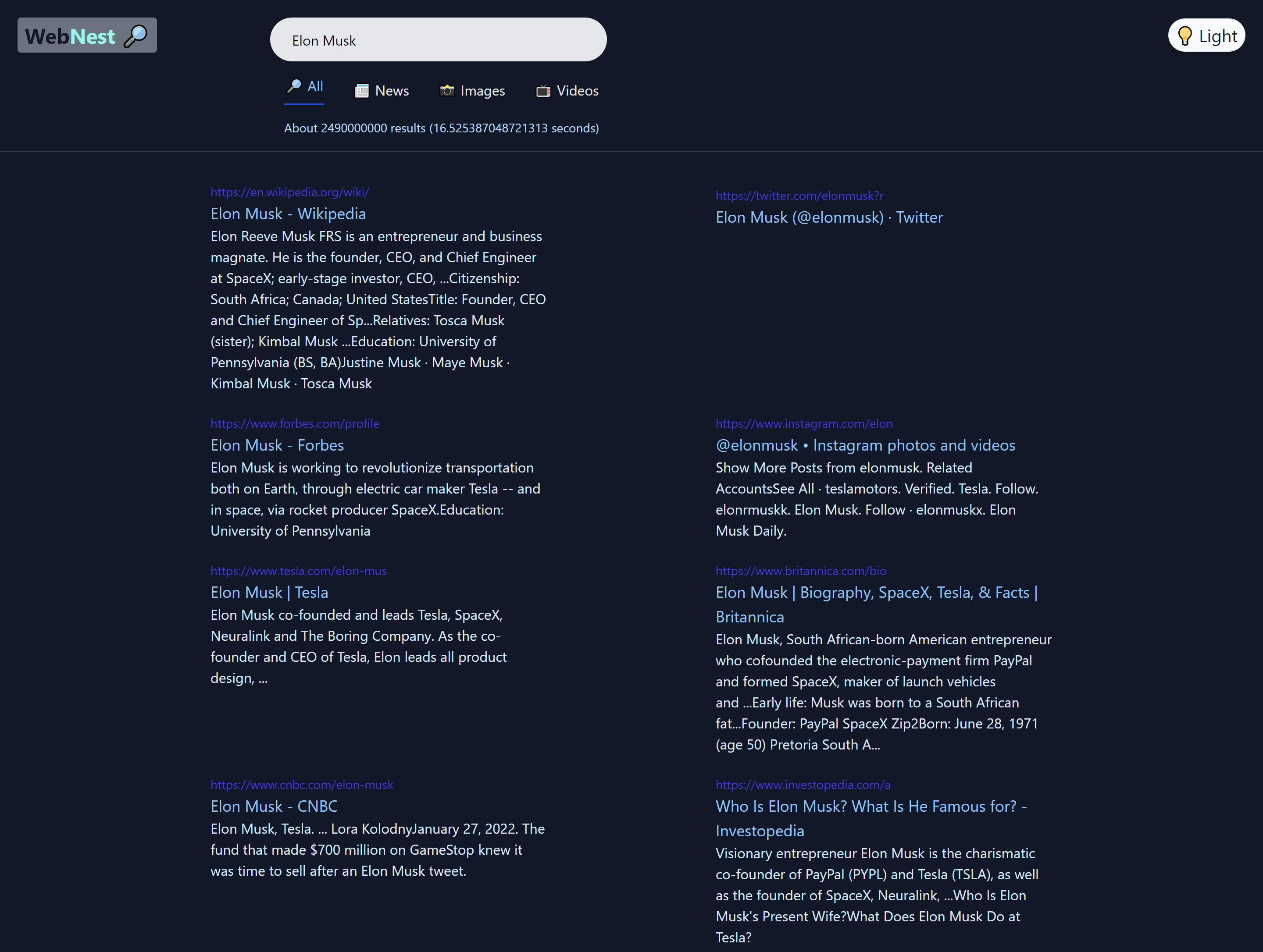 GitHub - NandodkarAmogh/WebNest: With the ability to search for up-to ...