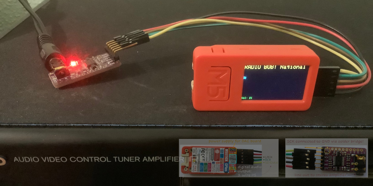 GitHub - esikora/M5StickC_WebRadio: Internet radio application for an M5StickC Plus (ESP32) with ...