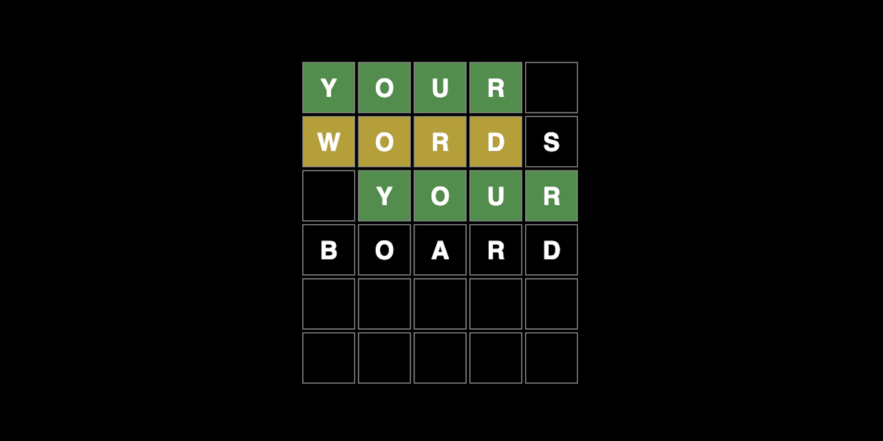 GitHub - ObieMunoz/wordle-board-maker