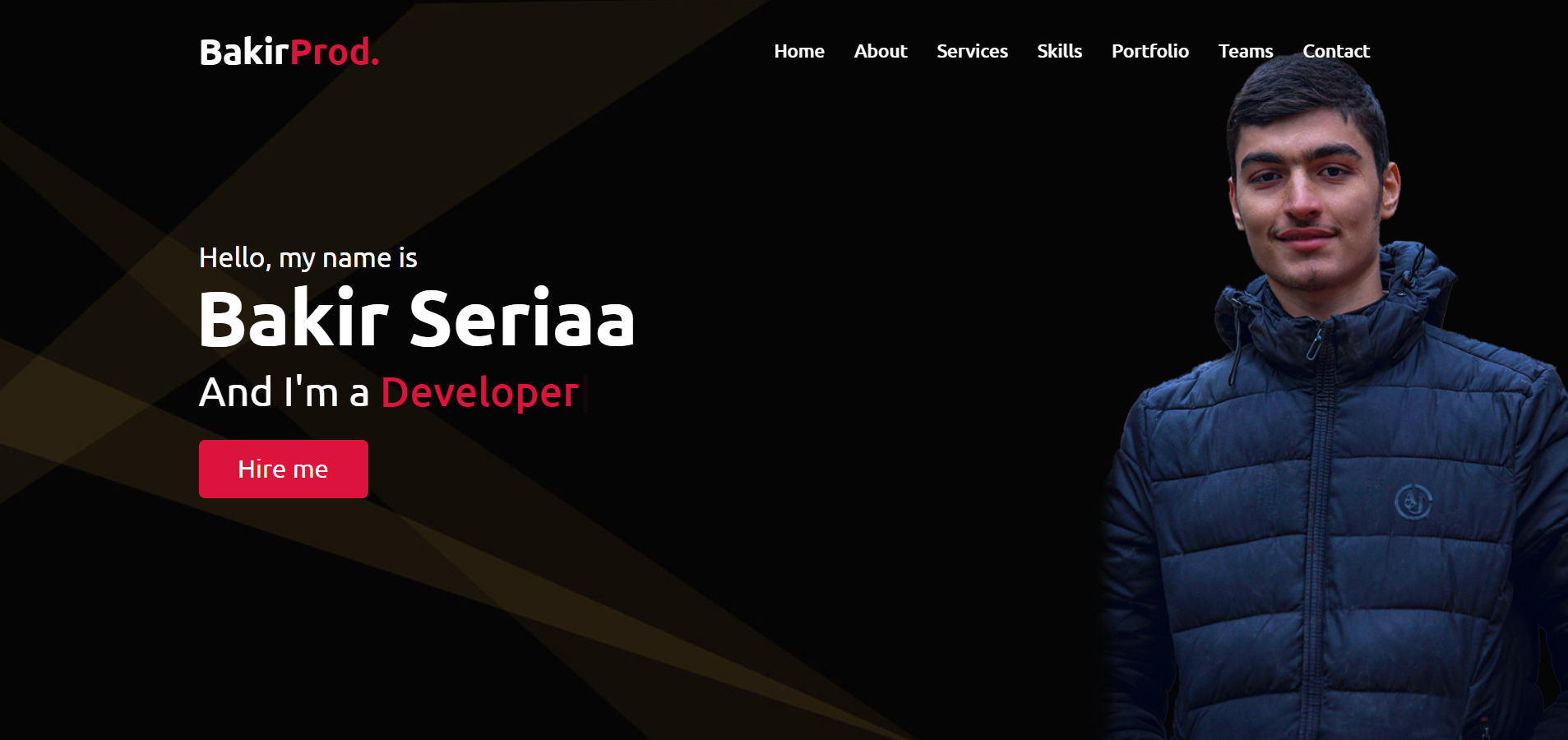 GitHub - Bakirprod/bakirser: bakir seriaa portfolio web site