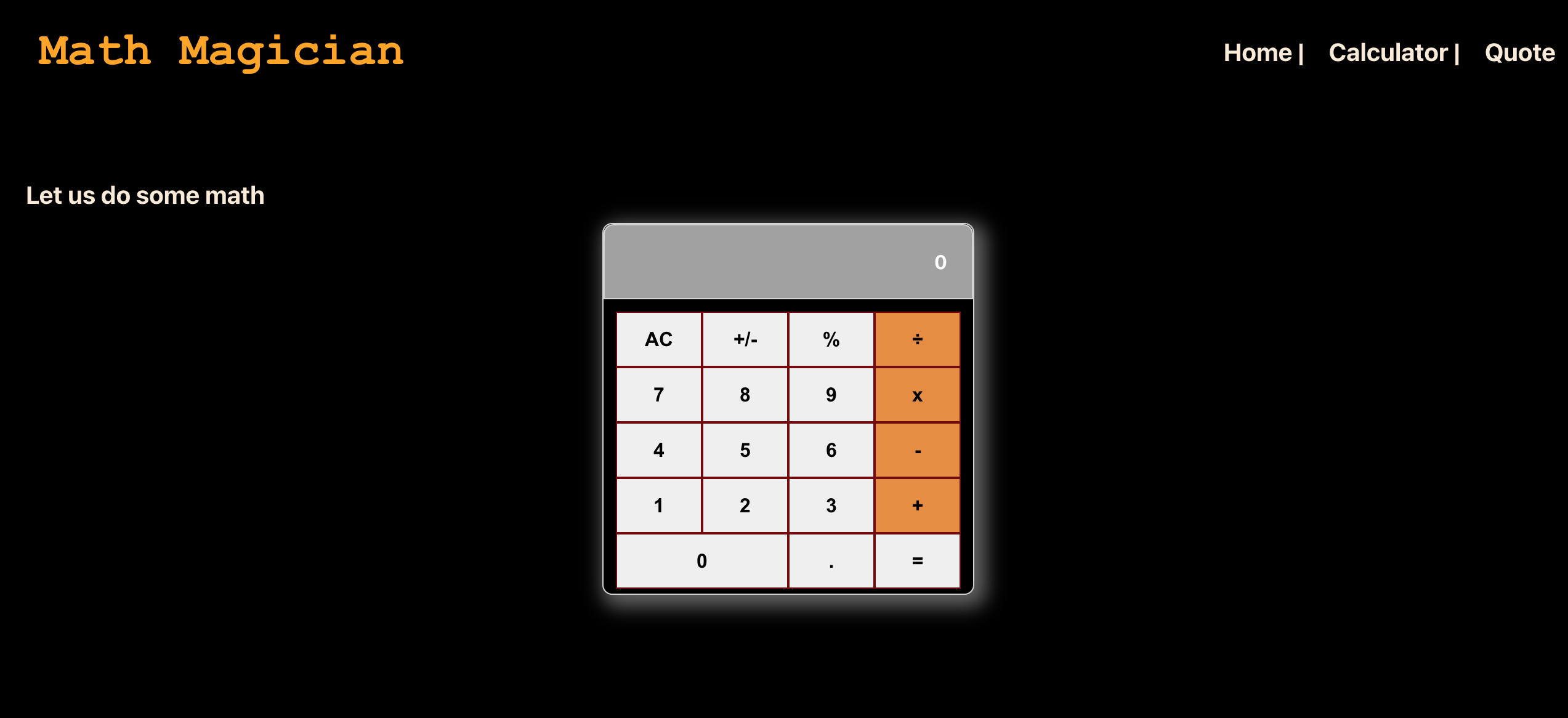 GitHub - joskalenda/math-magicians: Math magicians is a website for all ...