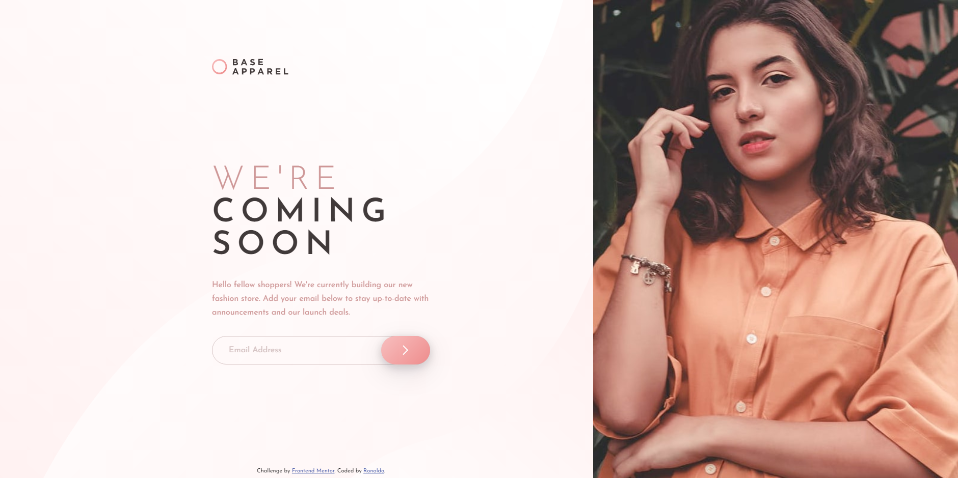 GitHub - marckesin/Base-Apparel-coming-soon-page: Frontend Mentor ...