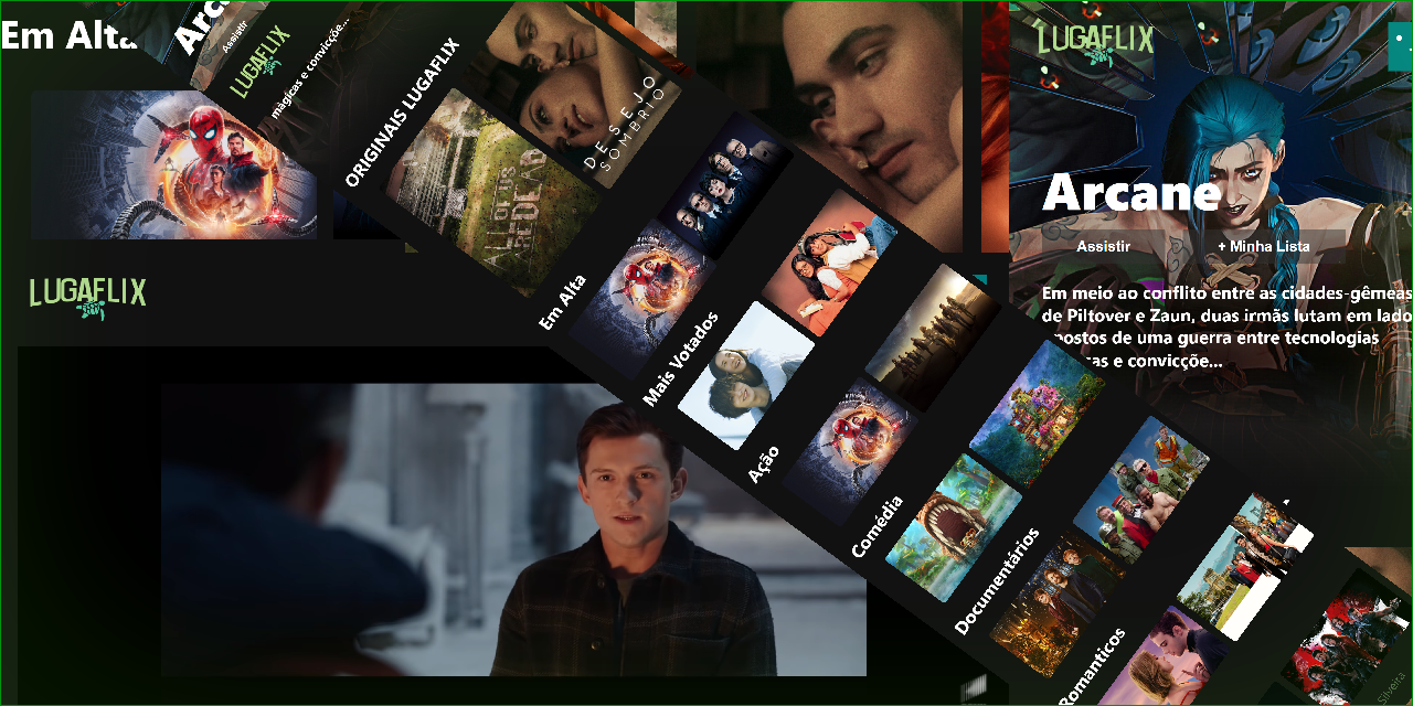 GitHub - johnlfsilveira/netflix-clone: Clone de Netflix feito para ...