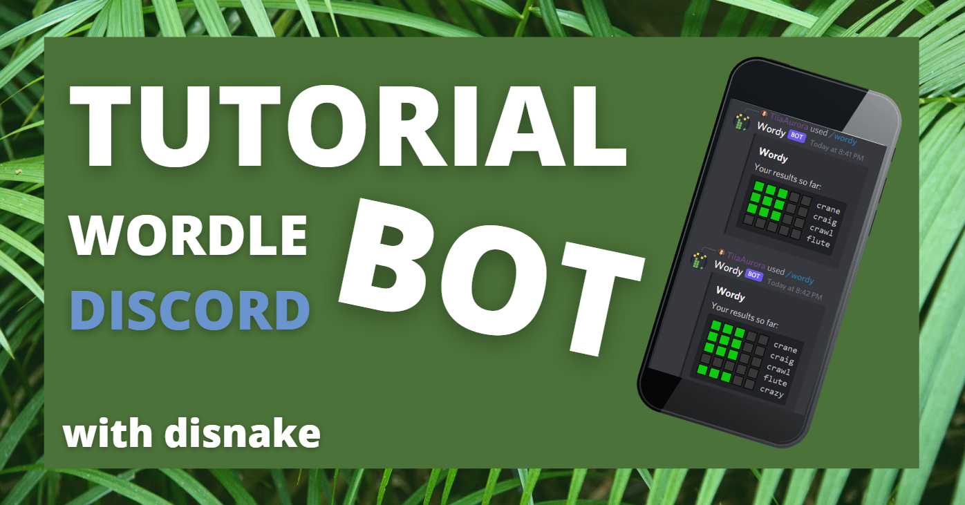GitHub - thecodingchannel/wordy-discord-bot-tutorial: Wordle-like bot ...