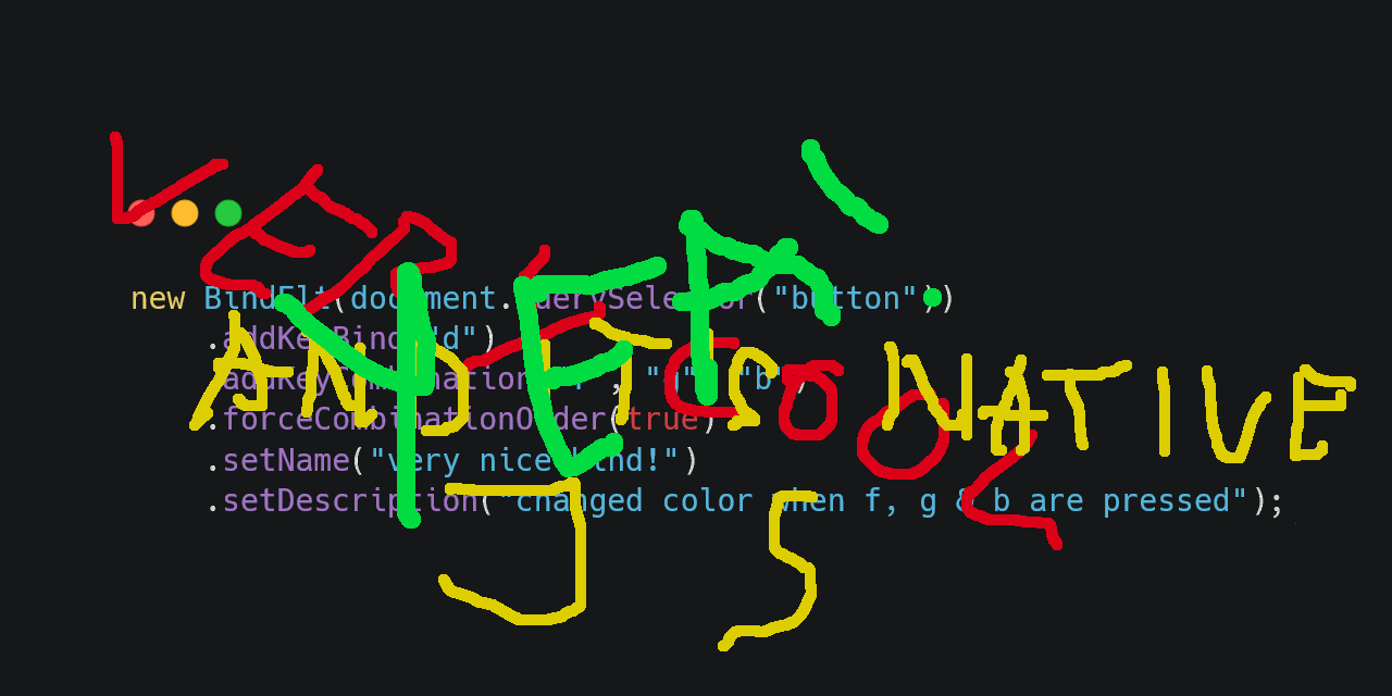 GitHub - Up05/BindsJS: A keyboard shortcut library for javascript.